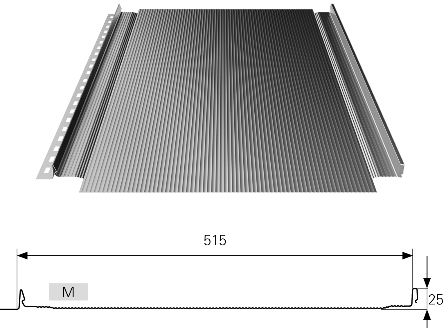 Nowoczesny panel dachowy LAMBDA - BP2 | THE POWER OF ROOFS